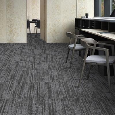 China Artistic Style Commercial Modular Carpet Loop Pile Soft Backing Pvc Backing Carpet for sale
