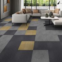 China Solution Dyed Polypropylene Nylon Carpet Tiles 50x50cm Loop Pile For Business for sale