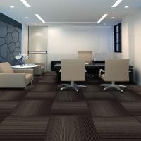 China Loop Pile 50x50 Nylon Carpet Tiles Polypropylene Fiber Anti Static Level Loop Pile for sale