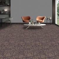 China Nylon  High Low Loop Pile Carpet Tiles 50x50 Anti Static Carpet Tiles for sale