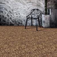 China Nylon  High Low Loop Pile Carpet Tiles 50x50 Anti Static Carpet Tiles for sale