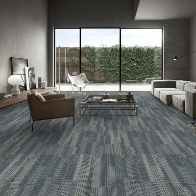 China Solution Dyed Nylon Carpet Tiles Flooring 50x50 Anti Static Loop Pile Carpet Tiles for sale