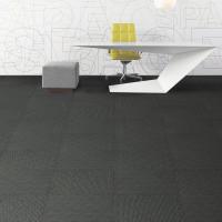 China Anti Static Loop Carpet Tiles 50x50 Cm High Low Polypropylene Carpet Tile for sale