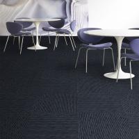 China Anti Static Loop Carpet Tiles 50x50 Cm High Low Polypropylene Carpet Tile for sale
