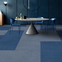 China Pile 50x50cm Nylon Carpet Tiles Solution Dyed Polypropylene Hospitality Carpet Tile for sale
