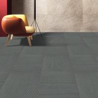China Pile 50x50cm Nylon Carpet Tiles Solution Dyed Polypropylene Hospitality Carpet Tile for sale