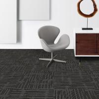 China Anti Static Nylon Carpet Tiles 50x50cm High Low Loop Polypropylene Carpet Tiles for sale