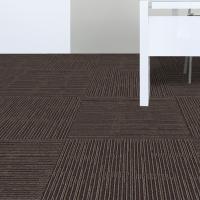China Anti Static Nylon Carpet Tiles 50x50cm High Low Loop Polypropylene Carpet Tiles for sale