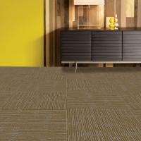 China Anti Static Nylon Carpet Tiles 50x50cm High Low Loop Polypropylene Carpet Tiles for sale