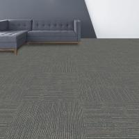 China Anti Static Nylon Carpet Tiles 50x50cm High Low Loop Polypropylene Carpet Tiles for sale