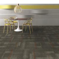 China High Low Loop Nylon Carpet Tiles Jacquard Pile 50x50Cm Polypropylene Anti-Static for sale