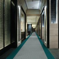 China Lobby Wall To Wall Woven Axminster Carpet PP Backing With Wool for sale