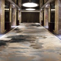 China Lobby Wall To Wall Woven Axminster Carpet PP Backing With Wool for sale
