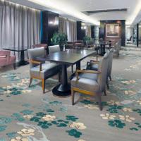 China Wool And Nylon Woven Axminster Carpet For Lobby Wall To Wall for sale