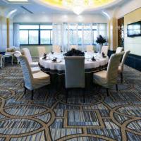 China Wool And Nylon Woven Axminster Carpet For Lobby Wall To Wall for sale