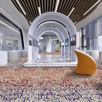 China 100% Nylon Commercial Full Room Carpet Ink Painting Style Printing Carpet for sale