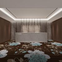 China Leaf And Flower Element Nylon Wall To Wall Printed Carpet For Room for sale