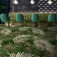 China Leaf And Flower Element Nylon Wall To Wall Printed Carpet For Room for sale
