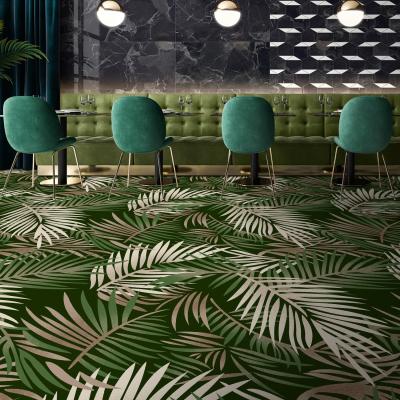 China Leaf And Flower Element Nylon Wall To Wall Printed Carpet For Room for sale