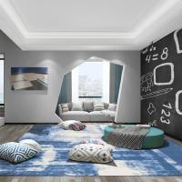 China 100% Polyester Printed Carpet Wall To Wall For Hotel Inn Room for sale