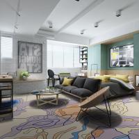 China 100% Polyamide Nylon Printed Carpet Wall To Wall Flame Resistance for sale
