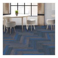 China Modern Nylon Commercial Office Carpet Tiles With PVC Backing Printed for sale