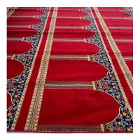 China Wall to Wall Mosque Carpet Mosque Prayer Rug Flooring Prayer Rug for sale