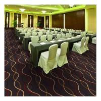 China Hotel Lobby Carpet Decor Woven Axminster Carpet Fire Retardant for sale