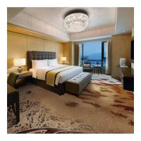 China Cut Pile Luxury Hospitality Carpet Nylon Floral Print Carpet Roll For Hotel for sale