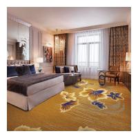 China Cut Pile Luxury Hospitality Carpet Nylon Floral Print Carpet Roll For Hotel for sale