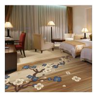 China Lead And Flower Element Nylon Wall To Wall Printed Carpet For Room for sale