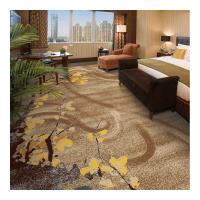 China Lead And Flower Element Nylon Wall To Wall Printed Carpet For Room for sale