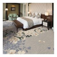China 100% Nylon 6 Printed Carpet Luxury Hospitality Carpet Concinnity Style Loop Pile for sale