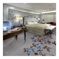 China 100% Nylon 6 Printed Carpet Luxury Hospitality Carpet Concinnity Style Loop Pile for sale