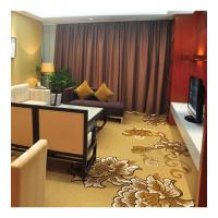 China Wool Carpet Yellow Bedroom Carpet Printed Dye Custom Design for sale