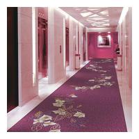 China Hotel Corridor And Room Wilton Woven Carpet PP Fiber Carpet Roll for sale