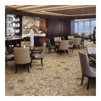 China Luxury Banquet Hall PP Wilton Floral Patterned Carpet Woven Carpet In Stock for sale