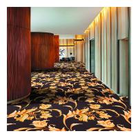 China Auditorium Jacquard Wilton Woven Carpet With Stain Resistant for sale