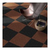 China 50cm X 50cm Nylon Carpet Tiles Fire Resistant Modular Carpet With PVC for sale
