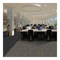 China High Grade Carpet Tiles Office Square Carpet With PVC Backing for sale