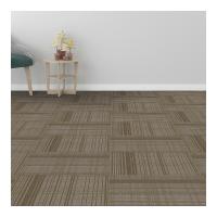 China Plaid And Stripe Element Nylon Carpet Tiles With PVC Backing For School for sale