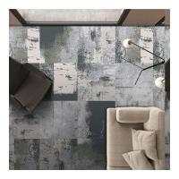 China Graphic Pattern Nylon Fiber Printed Carpet Tiles With PVC Backing for sale
