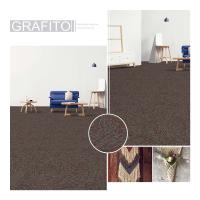 China Geometric Loop Pile Nylon Printed Carpet Tiles Custom Pattern 50cm*50cm for sale