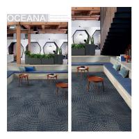 China Dot Line Design Office Patterned Carpet Floor Tiles Polyamide Fiber for sale
