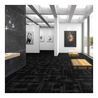 China DIY Size Grey Commercial Modular Carpet For Residential Commercial Squares Flooring Use for sale