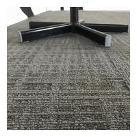 China Gray Commercial Modular Carpet Nylon Fiber With PVC Backing for sale