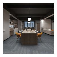 China Rectangle Nylon Carpet Tiles Modular Mat Indoor Use Only PVC Back for sale