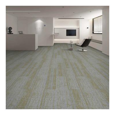 China Rectangle Nylon Carpet Tiles Modular Mat Indoor Use Only PVC Back for sale