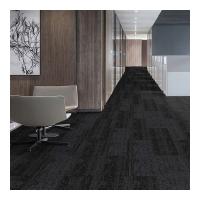 China Rectangle Nylon Carpet Tiles Modular Mat Indoor Use Only PVC Back for sale