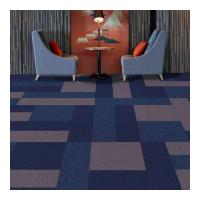 China Colorful Plain Carpet Nylon Carpet Tile With Soft Backing For Residential for sale